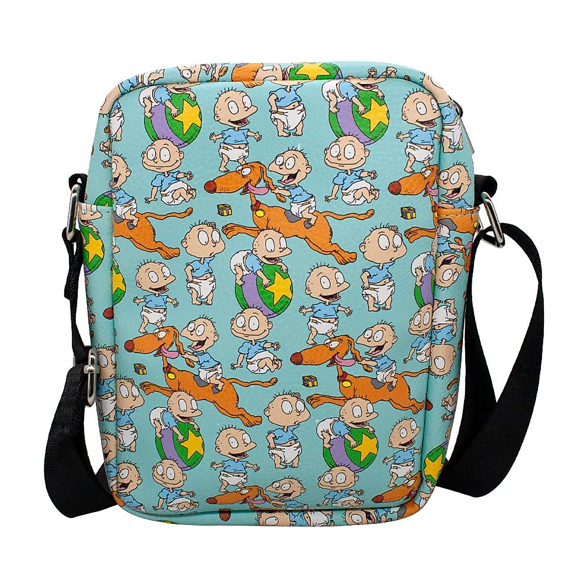 Nickelodeon Bag, Crossbody, Rugrats, Tommy Pickles & Spike Poses, Vegan Leather