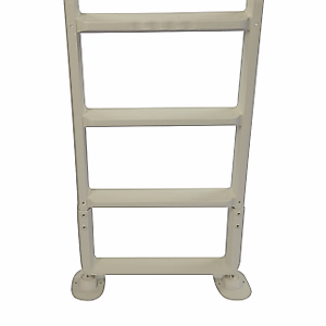 Champlain Plastics Above Ground Pool Deck Ladder Adjustable Upto 54". Made is USA