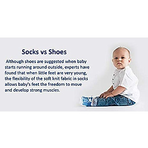 Baby Boy Socks with Sneaker Shoe Look-Non-slip Gripper Soles-3 or 6 Pairs-Cotton-Gift Packaged-Baby Shower-Faux Shoelaces