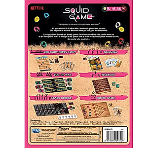 Mixlore Squid Game The Board Game | Thrilling Survival Strategy Game for Adults and Teens Based on The Hit Netlix Series | Ages 16+ | 3-6 Players | Average Playtime 45 Minutes | Made by Mixlore