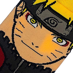 Naruto 360 Character Crew Socks, 10-13