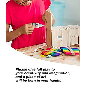 20g Craft Glue, Glue for Model, Instantly Strong Adhesive for bonding Metal, Plastic, Rubber, Wood, DIY Craft, Model, Lego, Scrapbooking, Card Making, Photo, Toy, Decor, Crystal