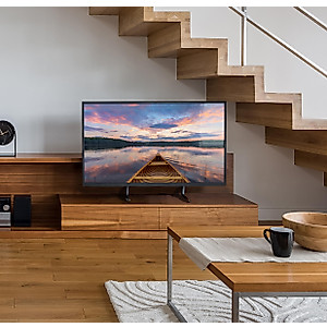 ProMounts Universal Fixed Tabletop TV Stand, Heavy Duty Adjustable Bracket for 13-72 Inch LED LCD OLED Plasma Flat and Curved TV Screens Holds Up to 110 lbs, Max VESA 800x400