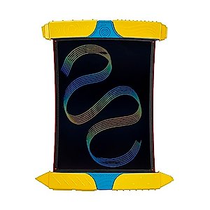 Boogie Board Scribble n’ Play Reusable Kids’ LCD Drawing Board, Doodle Board with Colorful Writing, Easy Erase Button, 4 Texture Drawing Styluses for Kids Ages 4+