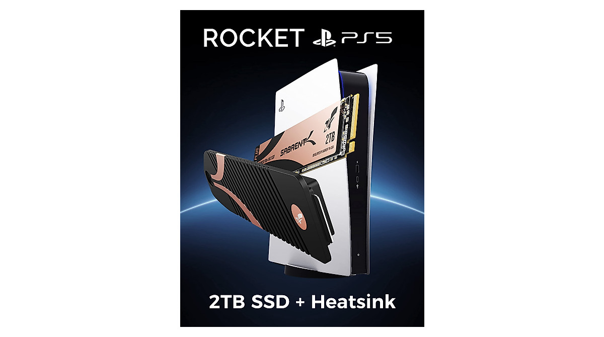 SABRENT 2TB Rocket 4 Plus SSD with Heatsink - Ultimate Speed