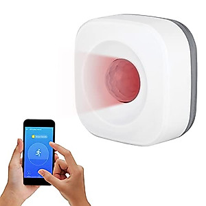 Sonew Pir Motion Sensor,Infrared Motion Detector with All-Round, Blindspot- Coverage for Indoor or Outdoor Use