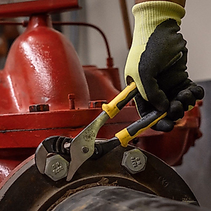 Klein Tools J502-10 Pliers, Adjustable Jaw Pump Pliers, Tongue and Groove, with Dual Material Handles, 10-Inch