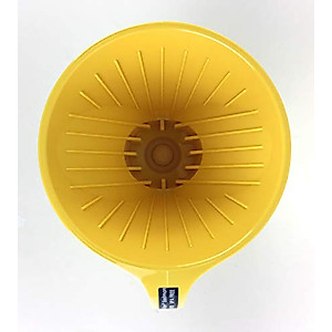 Clever NEW Yellow Coffee Dripper Coffee Maker Safe BPA Free Plastic Hassle-Free Ways Make Manual Pour Over Coffee & Cold Brew, 10 Fl Oz.