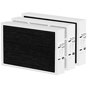 Zomixzo X6675 20x25x5 MERV 16 Filter Compatible with Lennox X6675 Carbon Merv 16 Home Furnace Filter for HVAC System, Part Number HCF20-16, (Actual Size: 19.8 x 24.8 x 4.3 In), 3 Pack