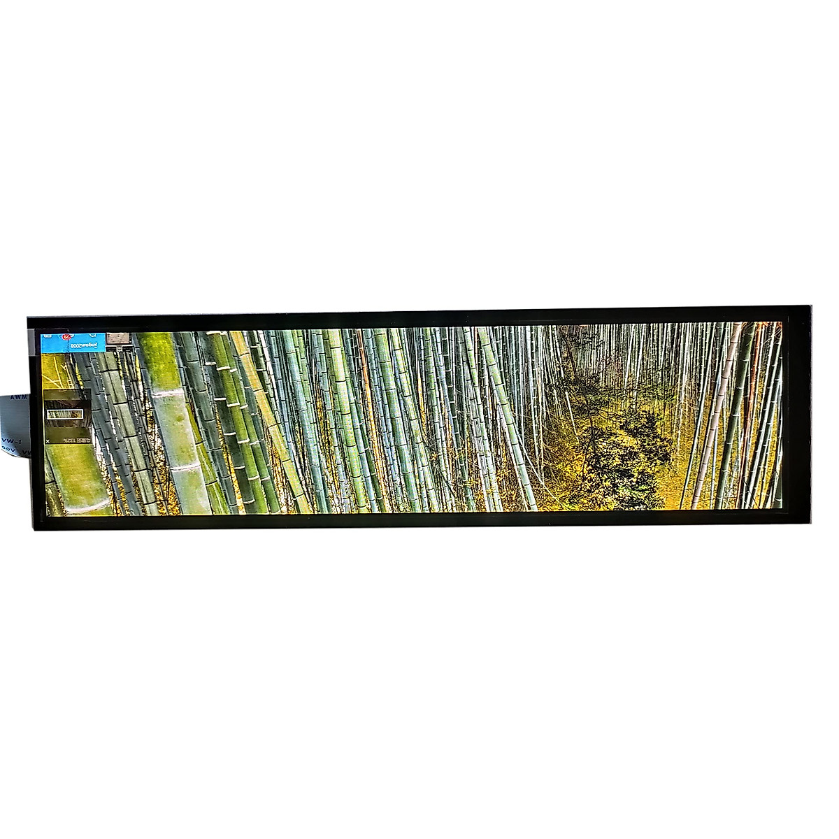 EDIY 7.9 Inch IPS Screen for Aida64 1280x400 Raspberry Pi PC CPU Sub Monitor GPU Rack Vehicle Mounted Fan Speed Analog Display with Drive Board