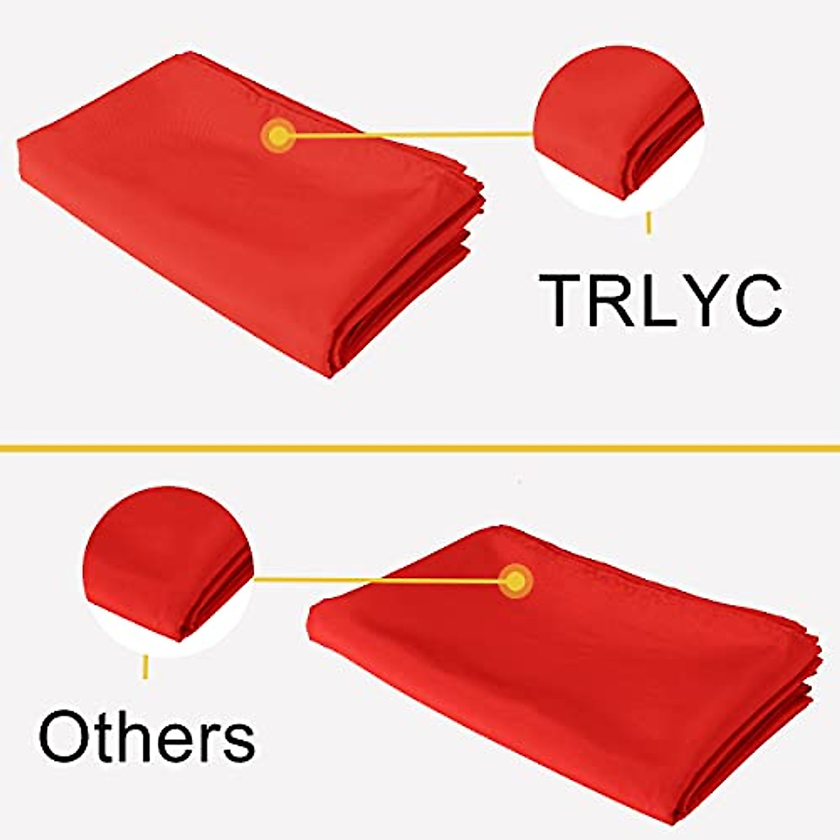 TRLYC Red Background Backdrop - 8.5x10FT Backdrop Background for Photography Red Photo Booth Backdrop for Photoshoot Photography Background Screen Video Recording Parties Curtain,4 x Backdrop Clips