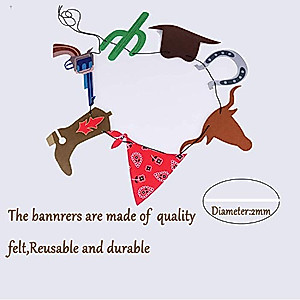 Western Party Decoration Cowboy Banner, Wild West Cowboy Theme Party Barnyard Theme Birthday Decor Event Supplies, Westerns Day Sign West Cowboy Banner Hanging