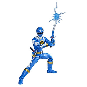 Power Rangers Lightning Collection Dino Thunder Blue Ranger 6-Inch Premium Collectible Action Figure Toy with Accessories