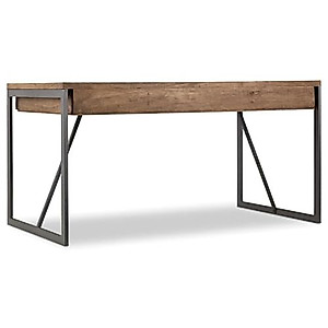 Hooker Furniture Writing Desk in Medium Wood and Gray