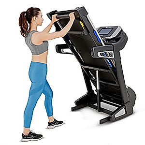 XTERRA Fitness TRX5500 Premium Performance Series Folding Treadmill, Large XTRASoft Cushioned Running Deck, LCD Display, Handlebar Speed and Incline Controls, Variety of Programs, FTMS Bluetooth