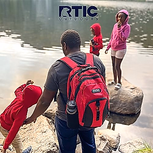 RTIC Summit Laptop Backpack, Navy& Black Medium