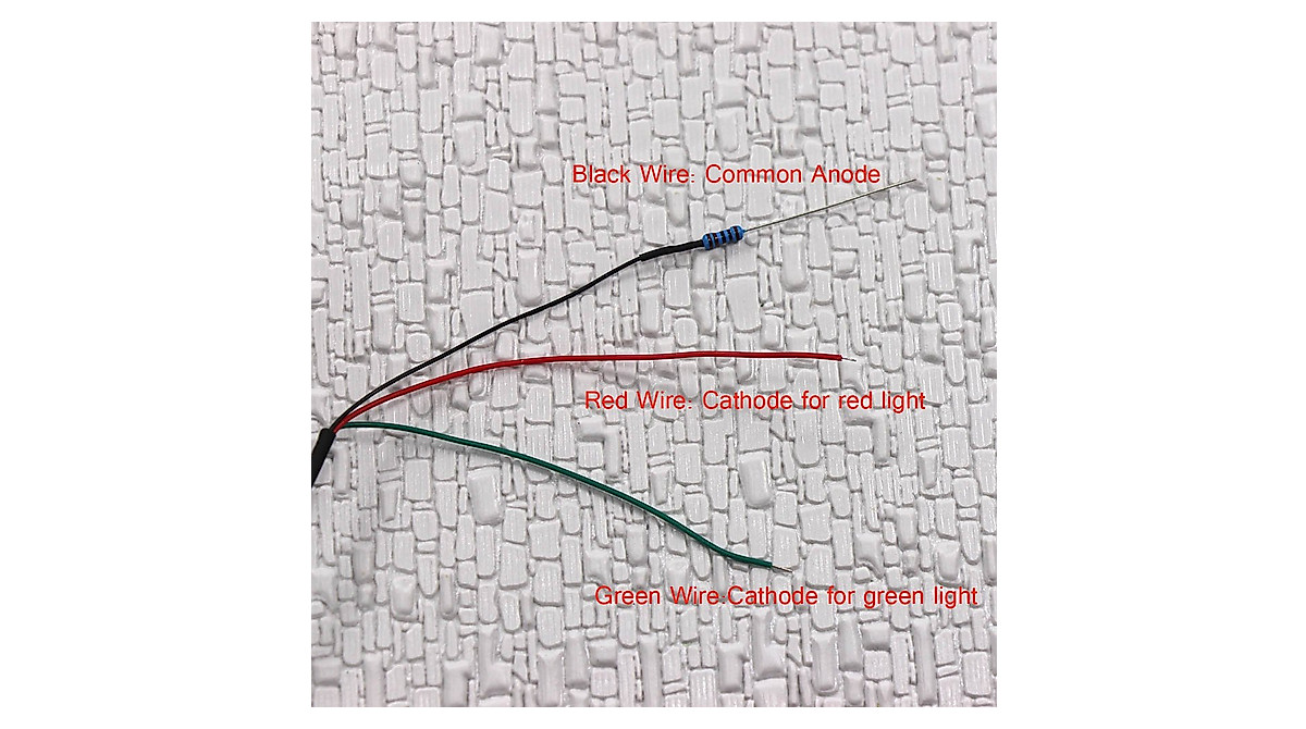 Model Railroad Train Signals - 3PCS N Scale Green-Red LED Signals