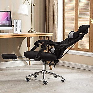 Family Office Chair Office Chair Height Adjustable Desk Chair Swivel Computer Chair Ergonomic Executive Chairs Managerial Chairs Firm Seat Cushion (Color : Green)