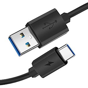 Air Flying wing Type-C Charger Charging Cable for Sony WH-1000XM3 WF-1000XM3 WH-XB900N WH-CH510, AKG Y400, Y600NC, Bose NCH700 Wireless Headphones (5FT Black)