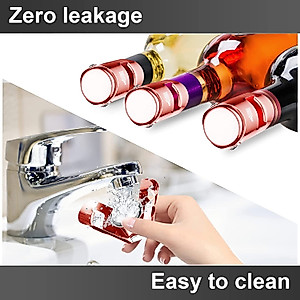 3-PACK BarBinge Champagne Cork Stopper Cap Portable Sparkling Wine Bottle Prosecco Cava Stainless Steel Sealer Plug Clamps Bar Kitchen Gadget