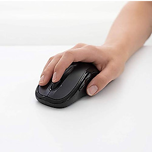 Logitech M510 Wireless Mouse-Black (Renewed)