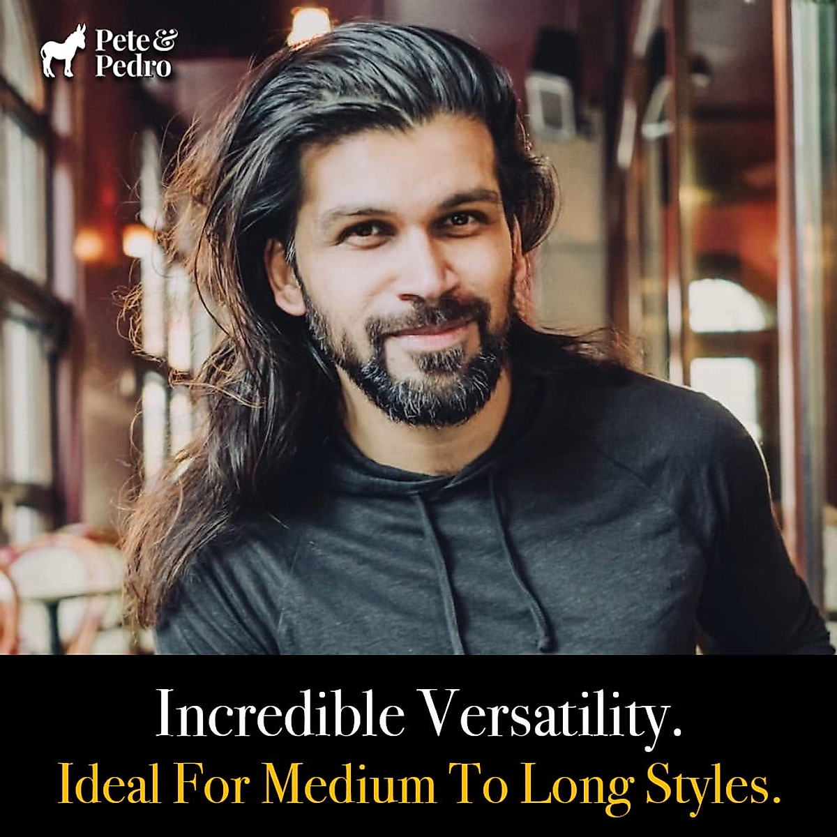 Pete & Pedro HAIR STYLING CREAM - Light Hold, Matte, Low Shine Finish Hair Product for Men, For Hairstyling Medium, Long, Wavy, Curly Hairstyles | Minimizes Frizz | Shark Tank Featured, 2 oz