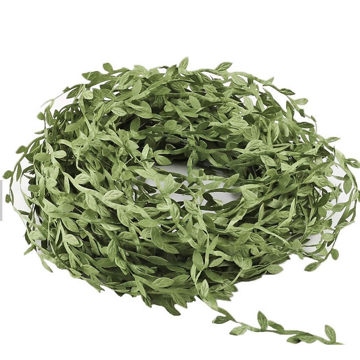 So Cal Pro Artificial Vines, Artificial Eucalyptus Leaf Garland DIY Wild Jungle Decorative Botanical Greenery for Birthday Baby Shower Home Wall Garden Wedding Party Wreaths (Green 252ft)