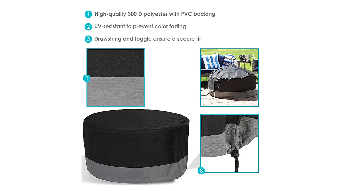 Sunnydaze 30-Inch Cosmic Fire Pit & Grill - Worry-Free Fun