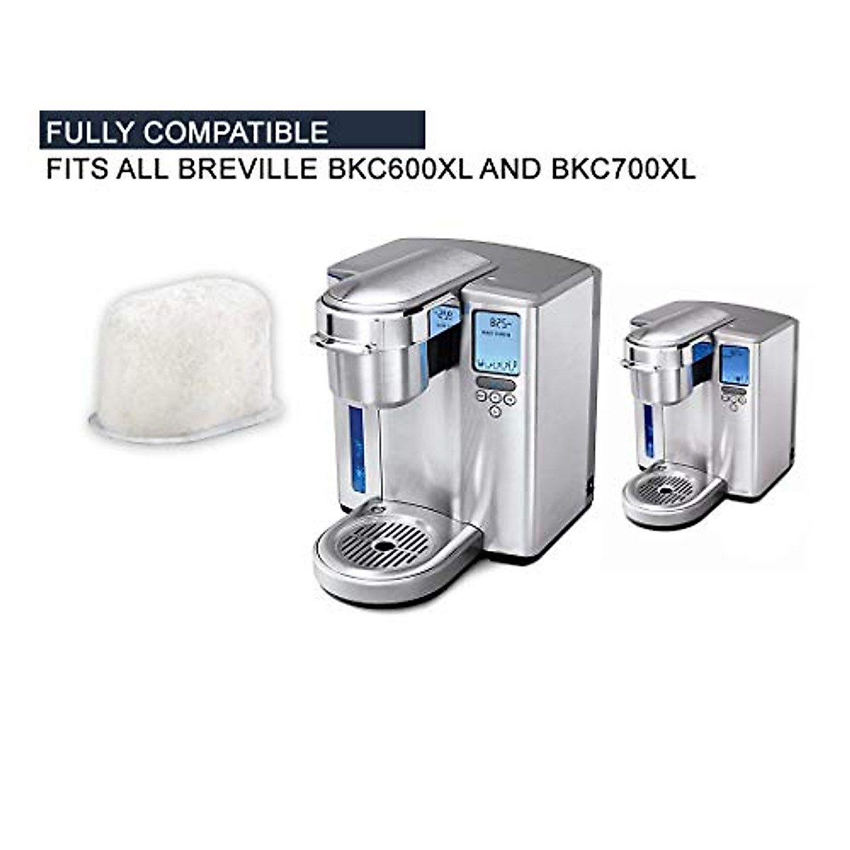 GoldTone Brand 6 Resin Water Filters + Water Filter Holder. Replaces your Keurig 2.0 Filter Holder + Keurig Ion Resin Water Filter & Breville Ion Resin Water Filter + Breville Filter Holder