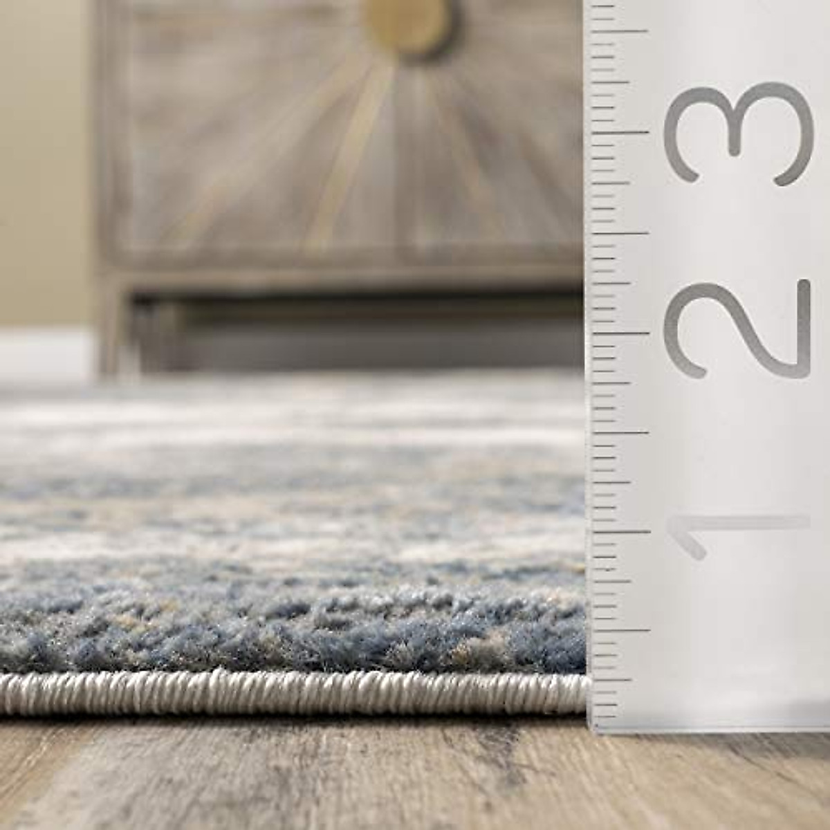 nuLOOM Annora Abstract Area Rug, 8' x 10', Blue