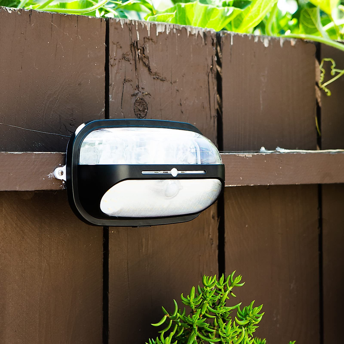 Solar Wall Light, Solar-Powered Motion Security Light, 25w,Provides Security for Your Garage, Driveway, Garden, and The Whole Property,SOLTECH