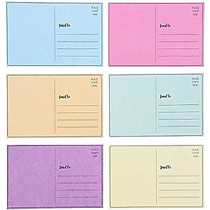 Paper Junkie Multicolored Mailable Blank Postcards Pack of 48 – 4 x 6 inches
