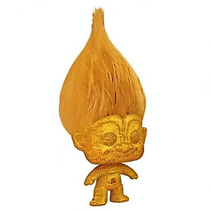 Funko Pop! Trolls: Good Luck Trolls - Diamond Collection Gold Troll Limited Edition Version Vinyl Figurine #8