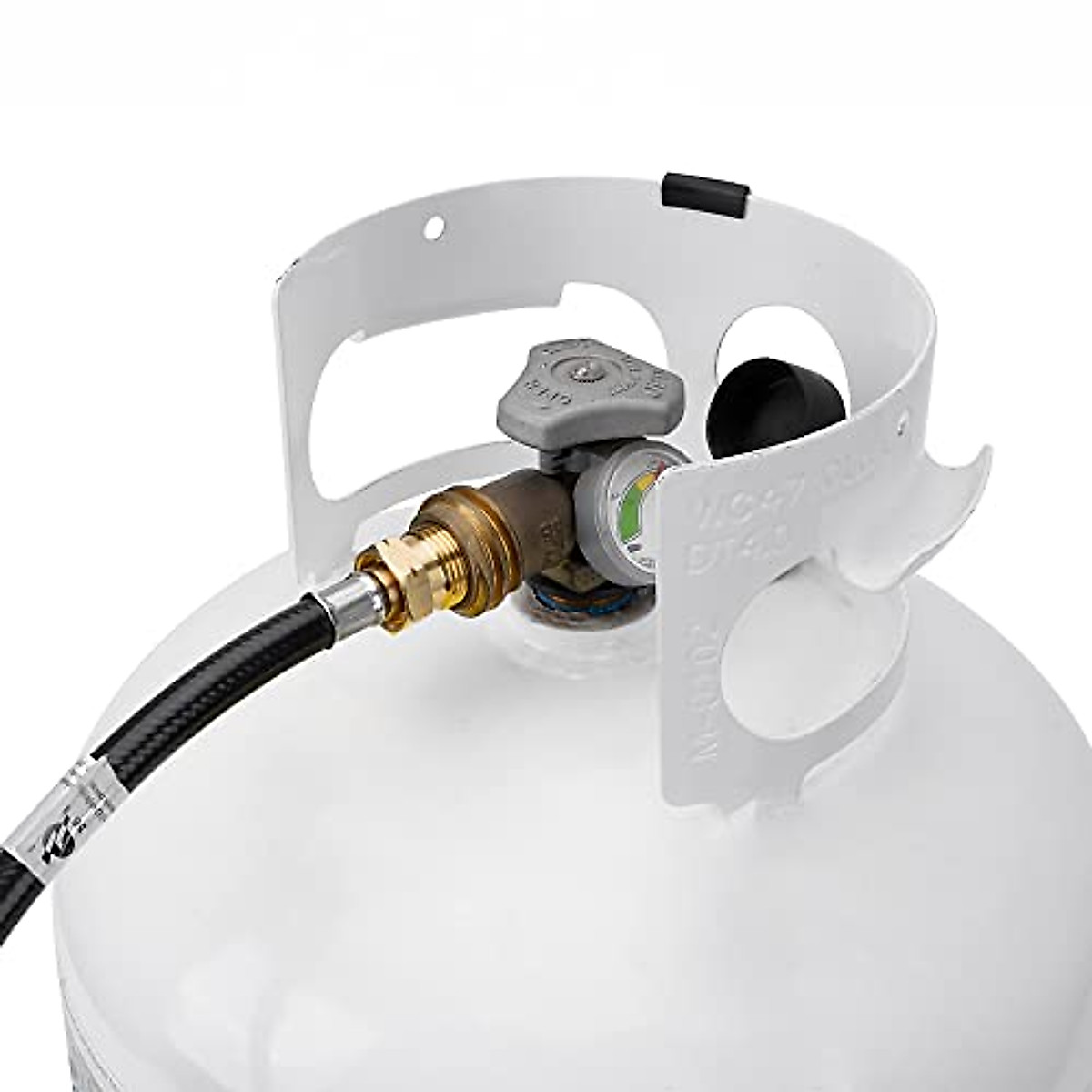 Stanbroil RV Propane Hose with 1/4" Quick Connect and 6 Feet POL Connector for Motorhome Tank RV Camping