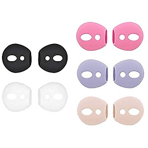 Rayker Fit in Case Ear Tips Replacement for Airpods, Anti-Slip Fit in Charging Case Earbuds Silicone Covers for Airpods 1