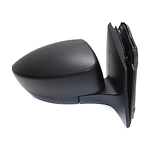 Kool Vue Passenger Side Power Non-Heated Mirror for Ford Focus 2012-2014 With Spotter Glass; Without Signal Light & Puddle Lamp Textured Sedan