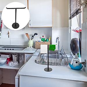 Cabilock T-Shaped Towel Rack Bathroom Hand Towel Holder Hand Towel Holder Stand with Heavy Base T-Shape Towel Rack Countertop - Bar for Bathroom Kitchen Countertop Towel Stand
