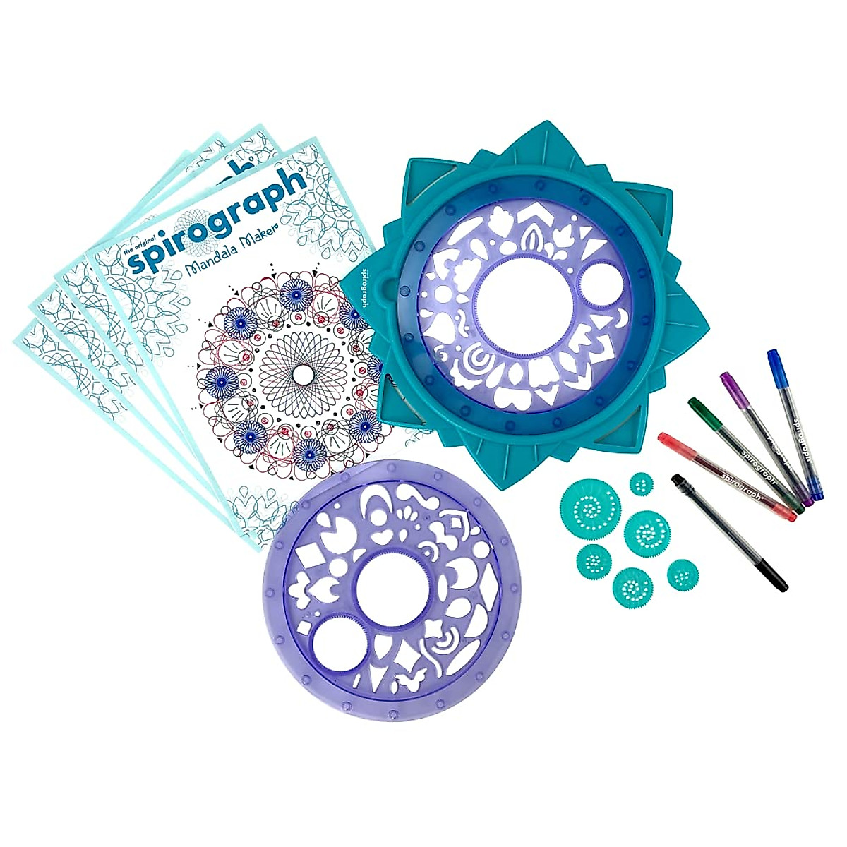 Spirograph Mandala Maker - The Easy Way to Make Countless Amazing Mandala Designs - Design Mandala Art - Ages 8+