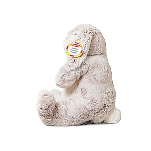 Melissa & Doug Jumbo Burrow Bunny Lop-Eared Rabbit Stuffed Plush Animal (21 Inches Tall)