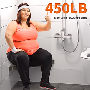 Floating Corner Shower Bench Kit-Customizable Appearance Corner Bench Seatin (22"x22"x31")