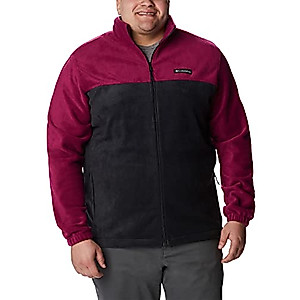 Columbia Men's Steens Mountain Full Zip 2.0, Red Onion/Black, Large