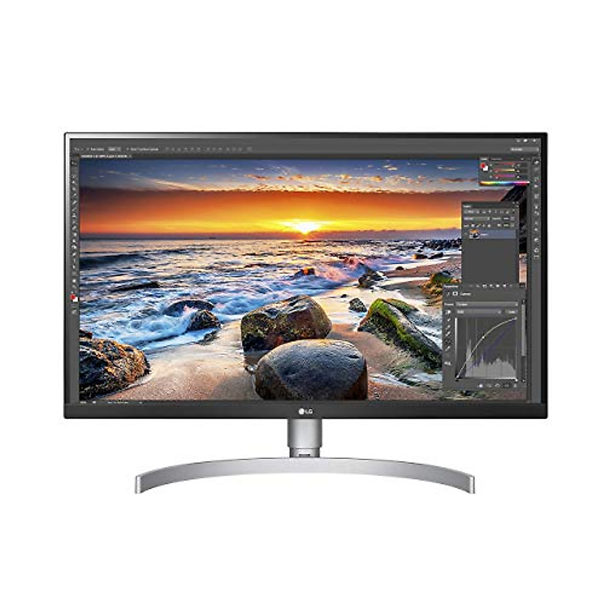 LG 27UL850-W 27 Inch UHD (3840 x 2160) IPS Display with VESA DisplayHDR 400 and USB Type-C Connectivity (Renewed)