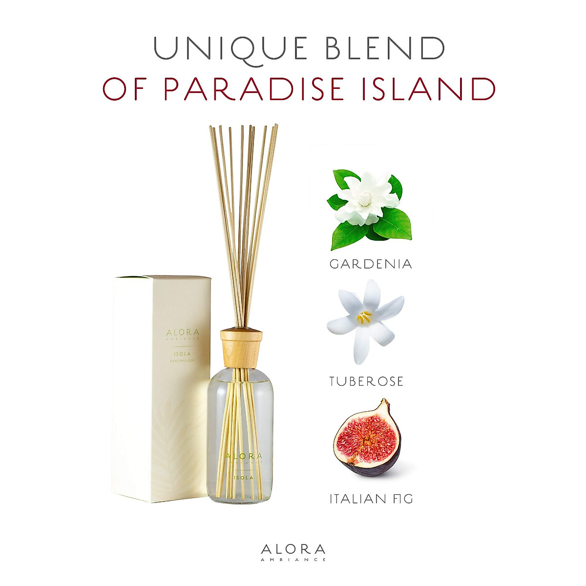 Isola Reed Diffuser 16oz diffuser by Alora Ambiance