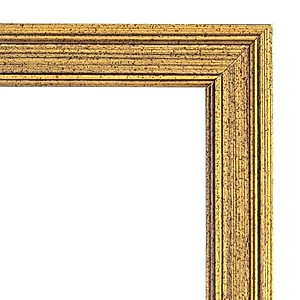 Museum Collection Piccadilly Artist Vintage Picture Frames - 9x12 Gold - Single Frame for 1/2" Canvas, Paper and Panels, Museum Quality Wooden Antique Frame, Does not Include Glass or Backing