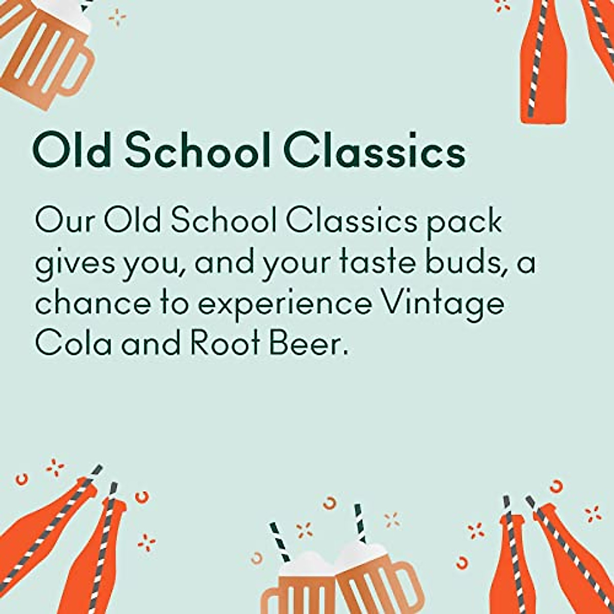OLIPOP - Old School Classics, Vintage Cola & Root Beer, Classic Soda Variety Pack, Healthy Soda, Prebiotic Soft Drink, Aids Digestive Health, 9g of Plant Fiber, Low Calorie, Low Sugar (12 oz, 12-Pack)