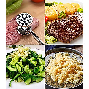 Aliglow Meat Tenderizer Hammer Tool Mallet Pounder for Kitchen Tenderizing Steak Beef Poultry