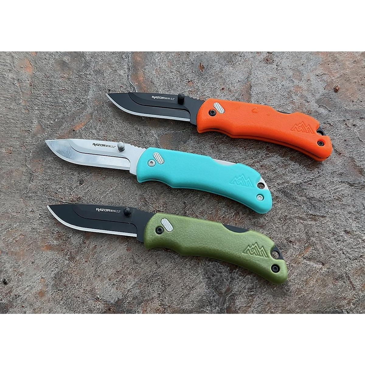 OUTDOOR EDGE Razor Mini Folding Pocket Knife | Compact 2.2" EDC Knife with RazorSafe Replaceable Blades | Perfect Small Everyday Carry Knife for Men Women | Includes 2 Replaceable Drop Point Blades