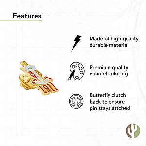 Desert Cactus Kappa Alpha Psi Lapel Pin Enamel Greek Letter Fraternity Formal Wear Blazer Jacket Nupe (Crest Over Year)