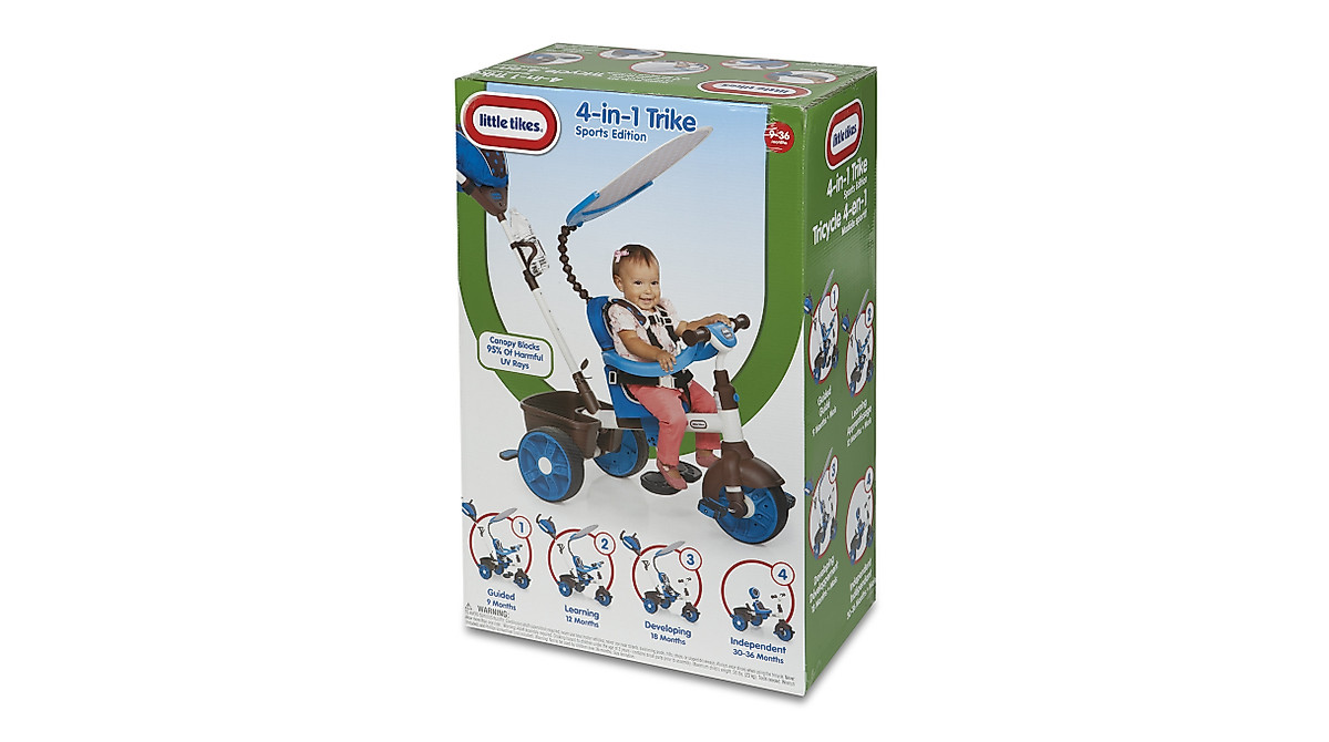 Little Tikes 4-in-1 Trike: Grow-With-Me Ride On for Kids