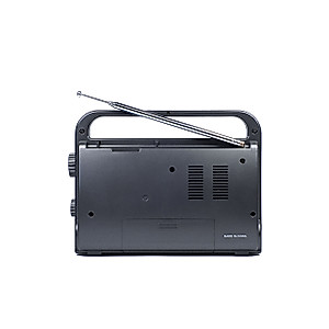 Kaito KA390 Portable AM/FM Shortwave NOAA Weather Radio with LED Flashlight, Color Black